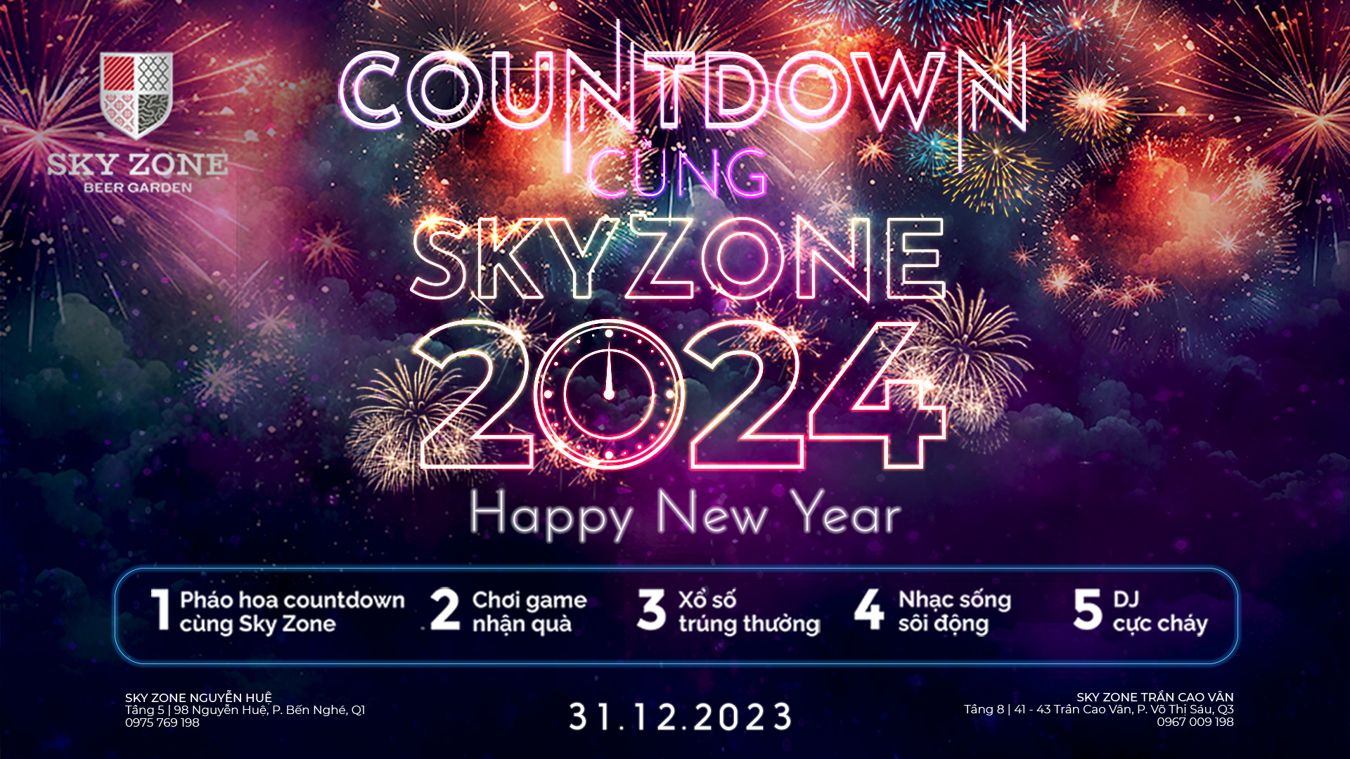 COUNTDOWN CHƠI LỚN CÙNG VỚI SKY ZONE